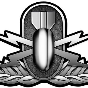 Basic Explosive Ordnance Disposal EOD Metal Sign 18 X - Etsy