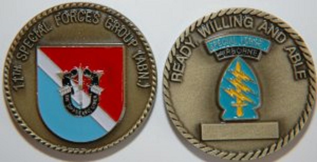 11th Special Forces Group Challenge Coin. - Etsy