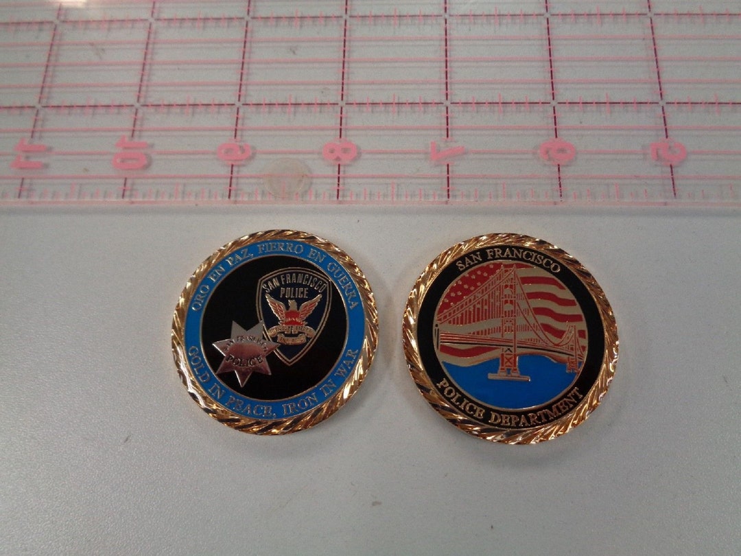 San Francisco Police Department Challenge Coin SFPD - Etsy