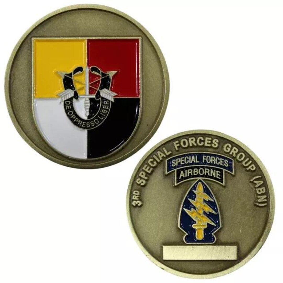3rd Special Forces SFG Group Challenge Coin 1.53" - Etsy