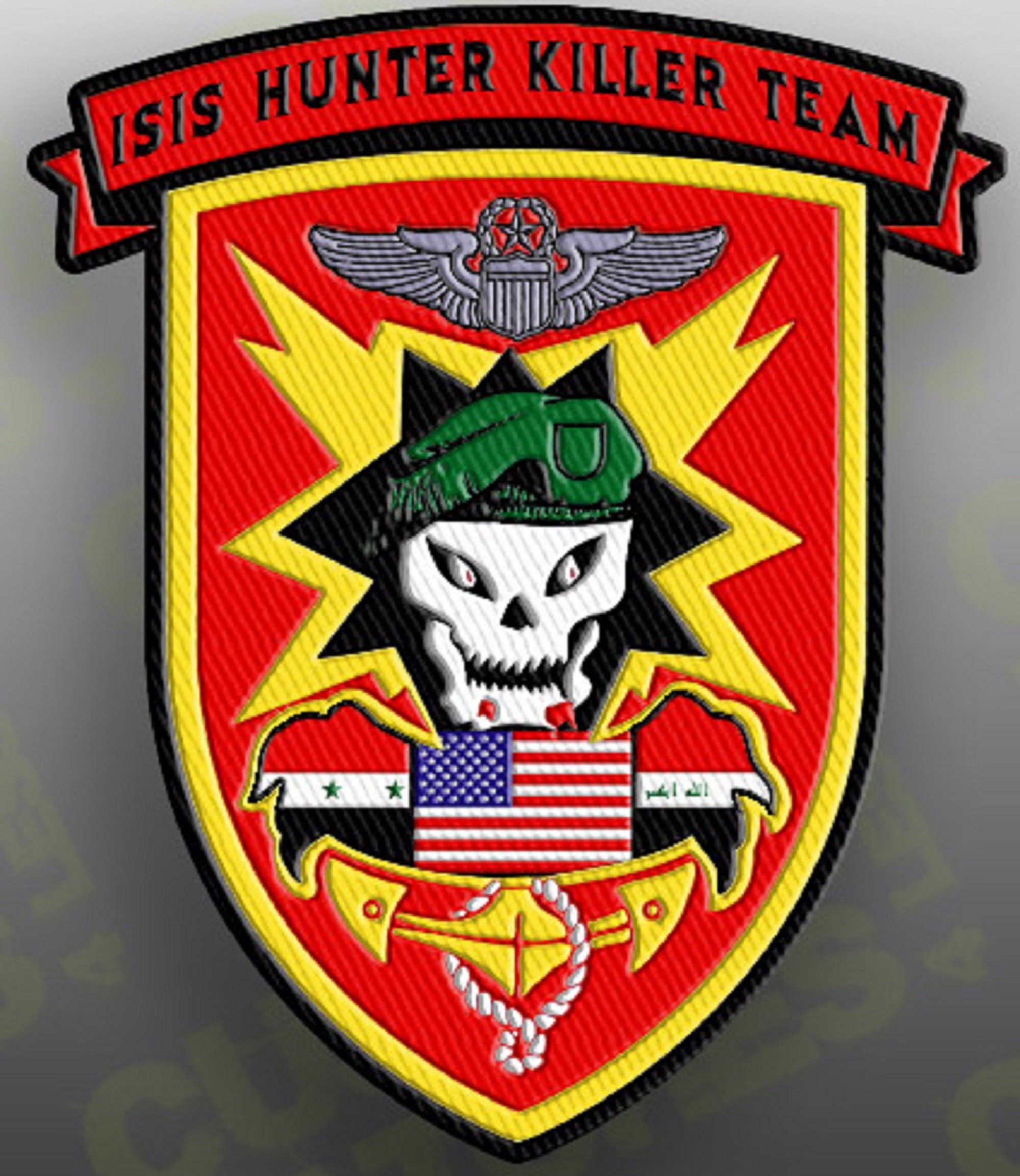 ISIS Hunter Killer Team Patch - Etsy