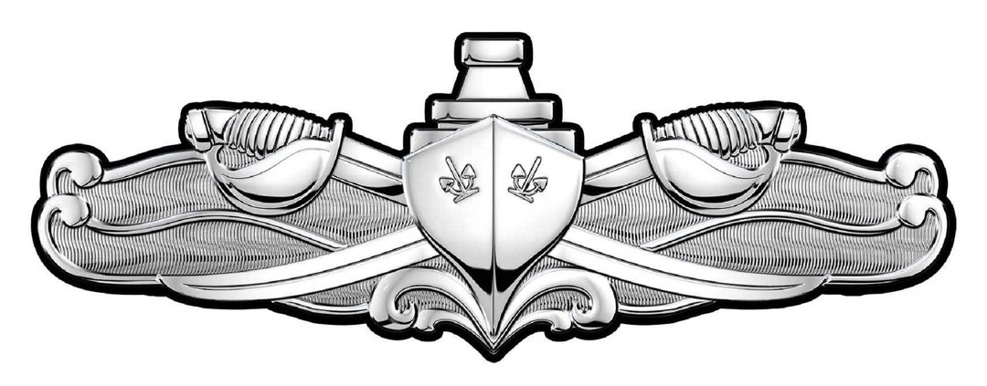Navy Surface Warfare Enlisted Badge All Metal Sign 11 X 4" - Etsy