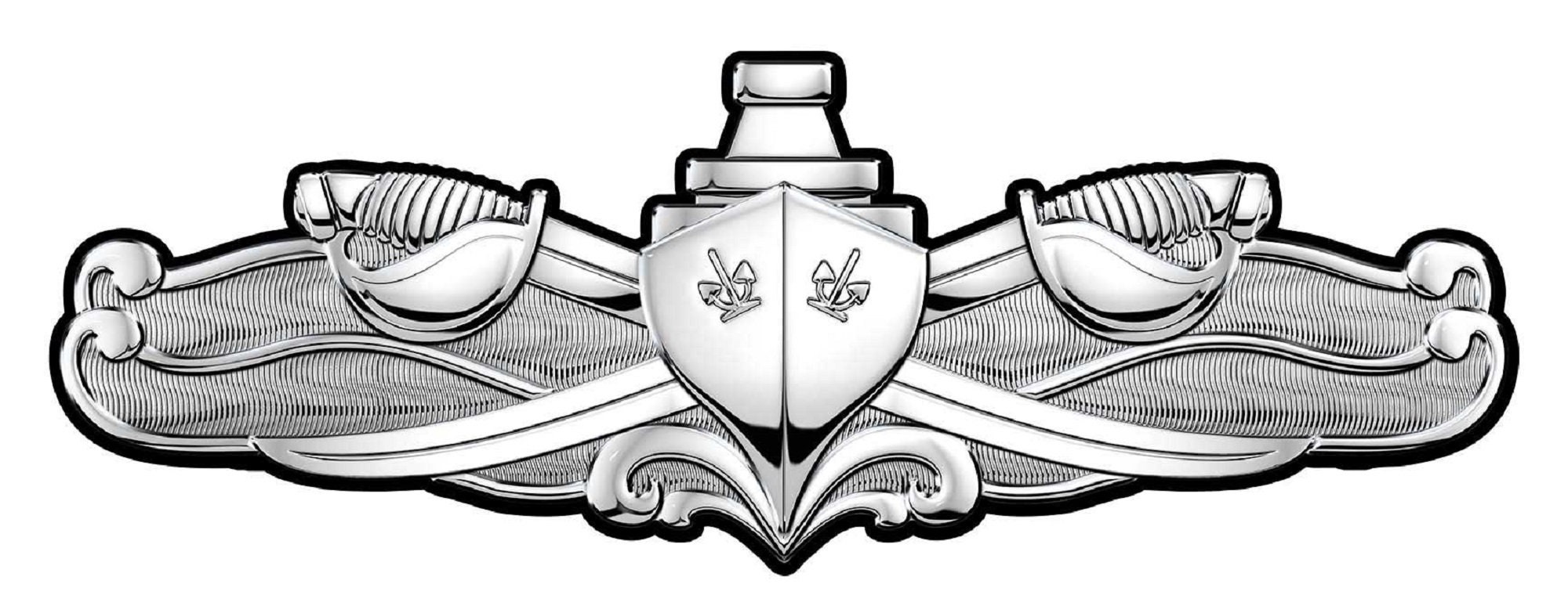 Navy Surface Warfare Enlisted Badge All Metal Sign 22 X 8 - Etsy