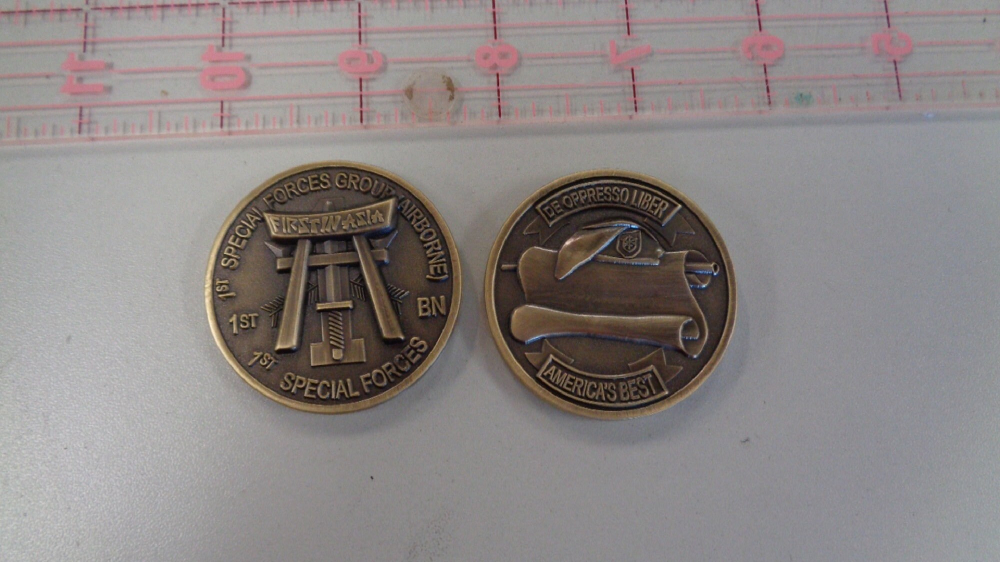 1st Special Forces Group Asia Challenge Coin - Etsy