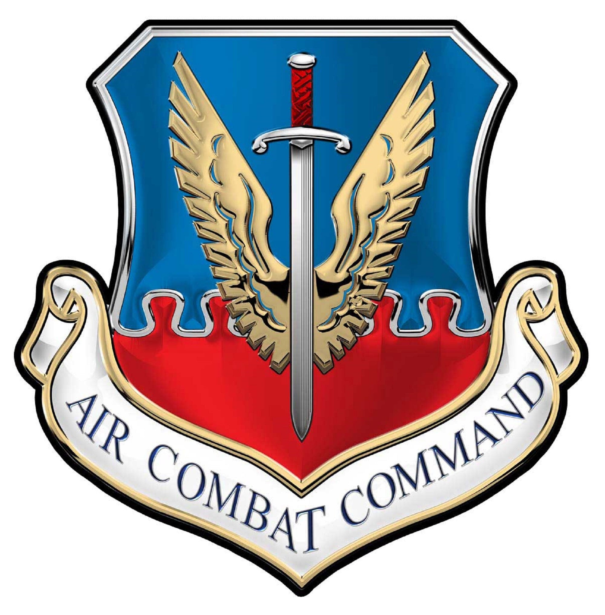Air Force Air Combat Command All Metal Sign 15 X 14 - Etsy