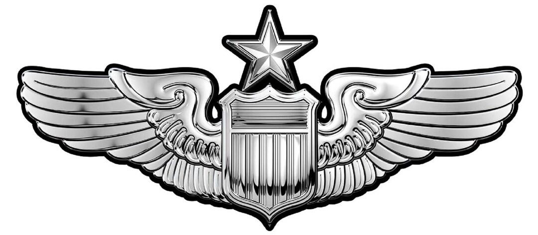 Air Force Senior Pilots Wings All Metal Sign (small) 7 X 3" - Etsy