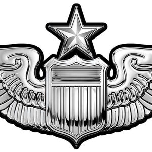 Air Force Senior Pilots Wings All Metal Sign small 7 X | Etsy