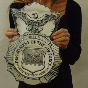 Air Force Security Police All Metal Sign 11 X 16 Personalized Option ...