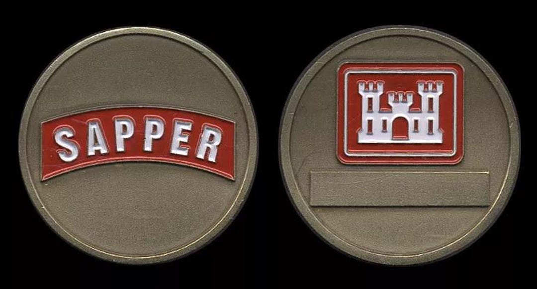 US Army Engineer Sapper Challenge Coin - Etsy