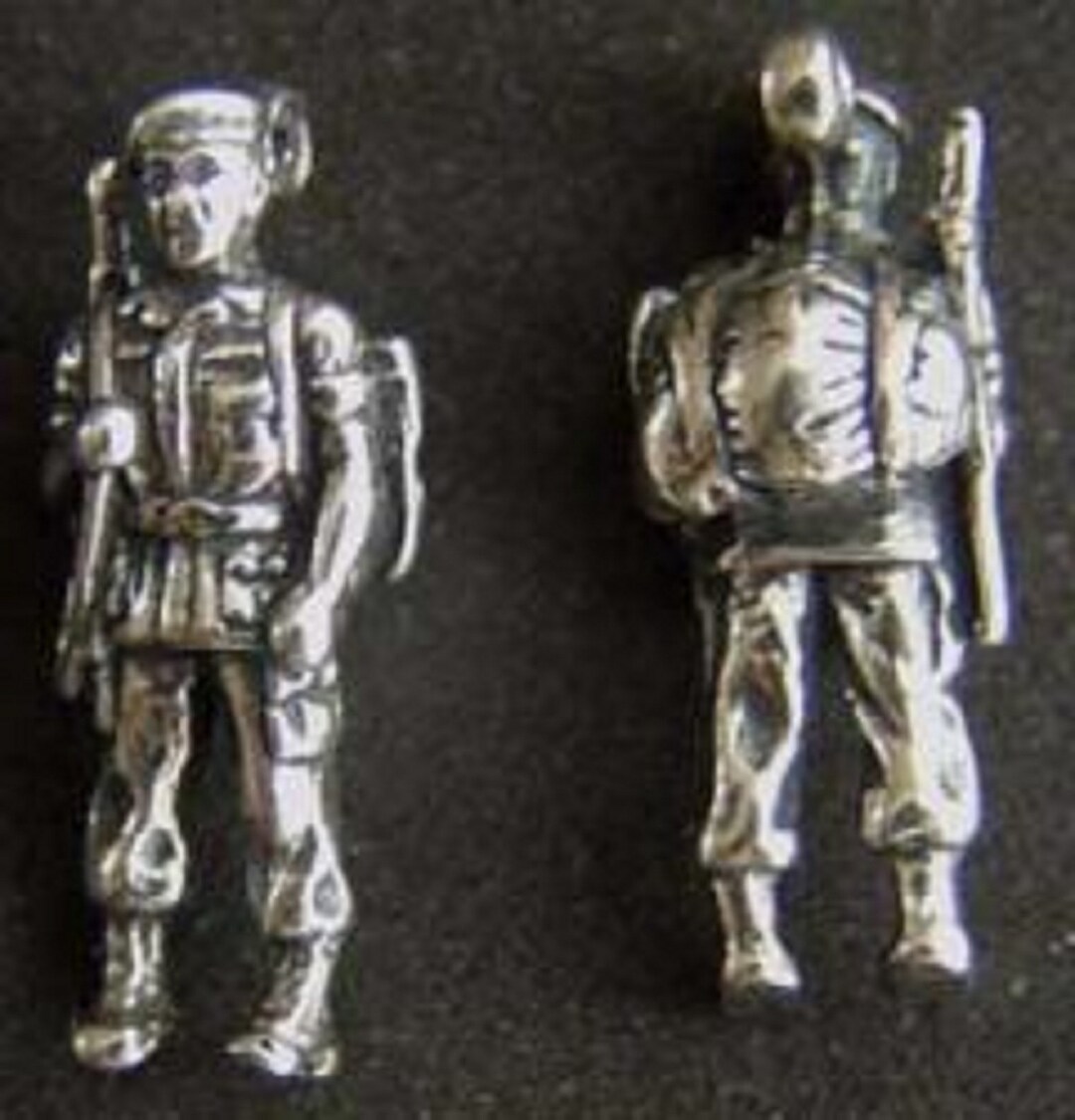 Special Forces Man in Combat Gear Sterling Charm - Etsy