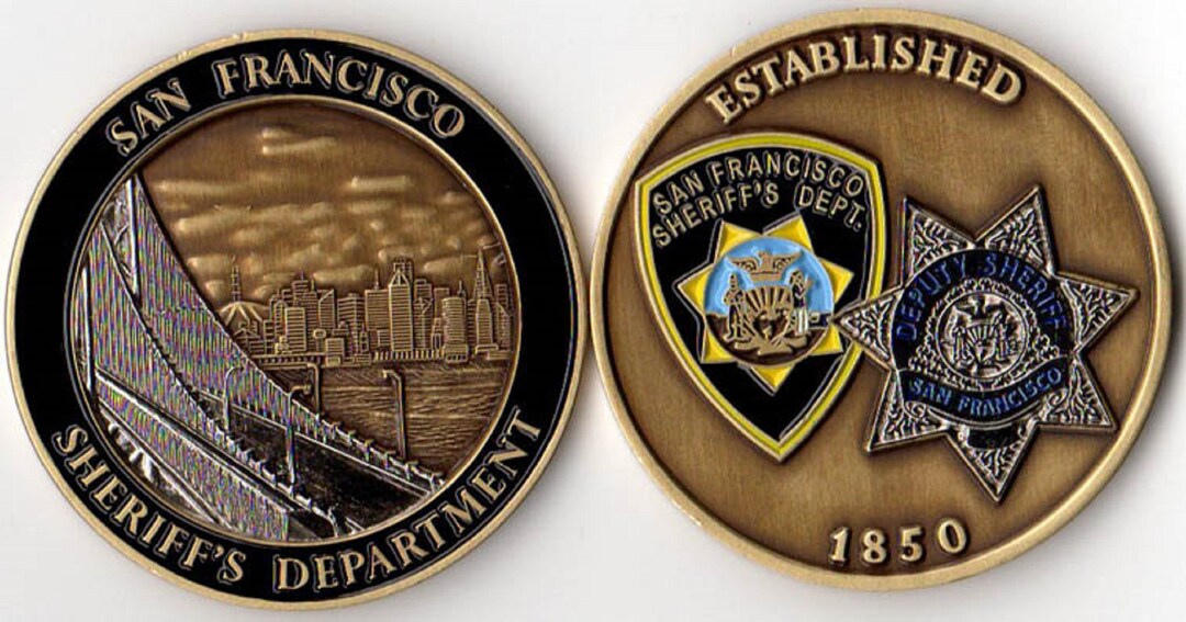 San Francisco Sheriffs Department Challenge Coin - Etsy
