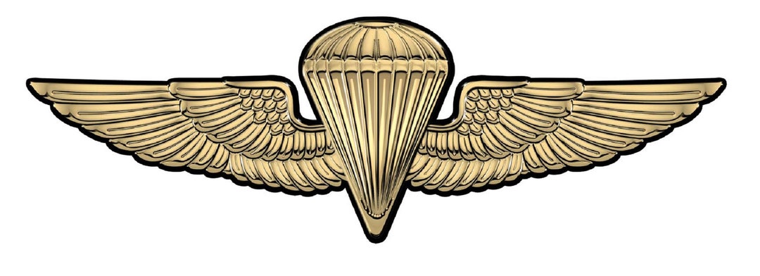Navy Parachutist Badge All Metal Sign (large) 22 X 8" - Etsy
