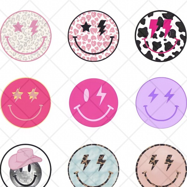 Smiley Face Cutouts - Etsy