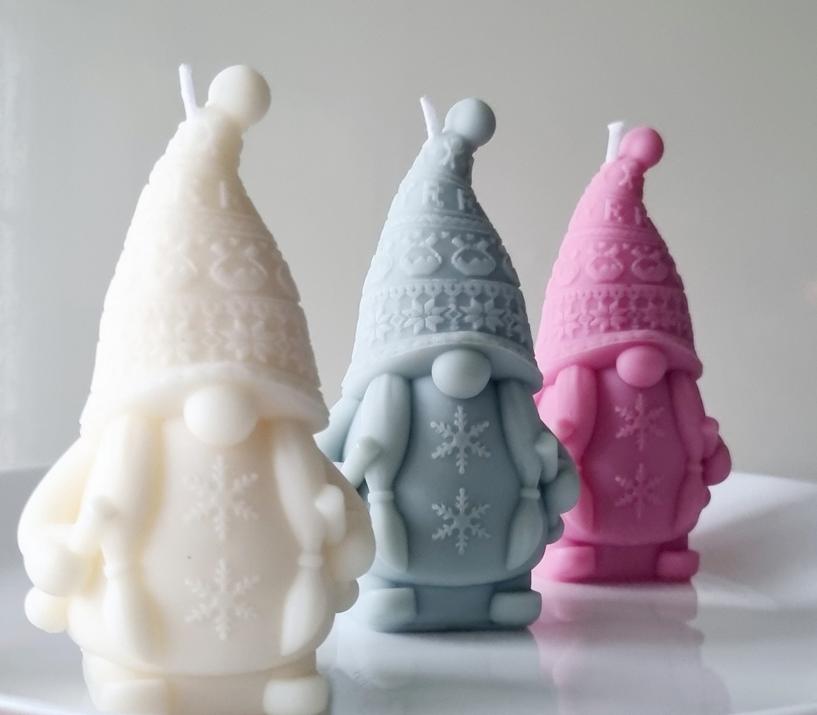 Scented Christmas Gnome Candle/ Gonk Candle/handmade Soy Candle - Etsy