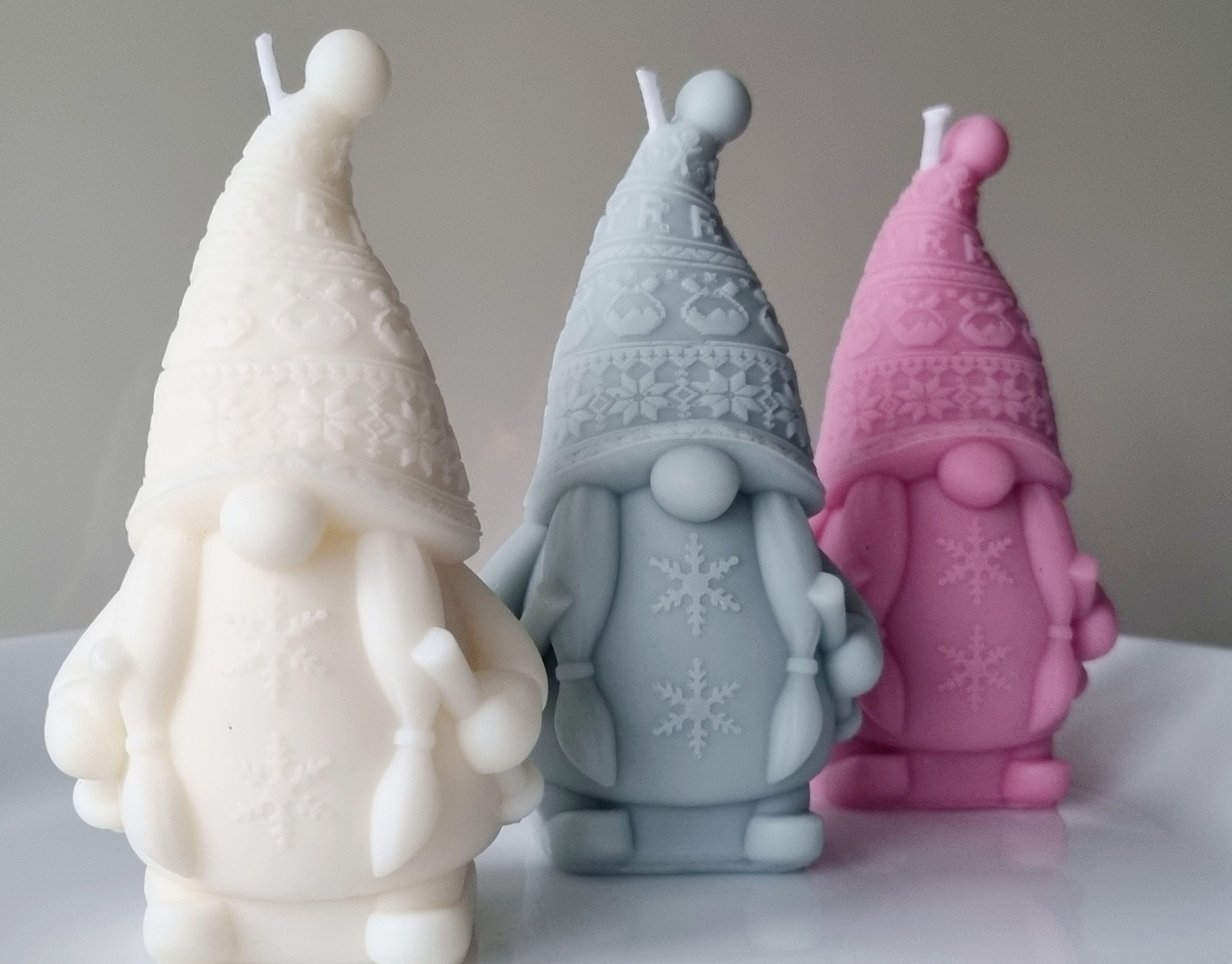 Scented Christmas Gnome Candle/ Gonk Candle/handmade Soy Candle - Etsy