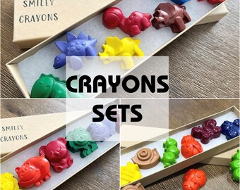 Dinosaur Shaped Crayons - Etsy