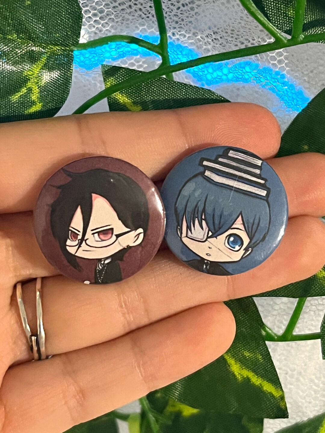 Black Butler Sebastian Michaelis Ciel Phantomhive Mini Ita Bag Filler ...