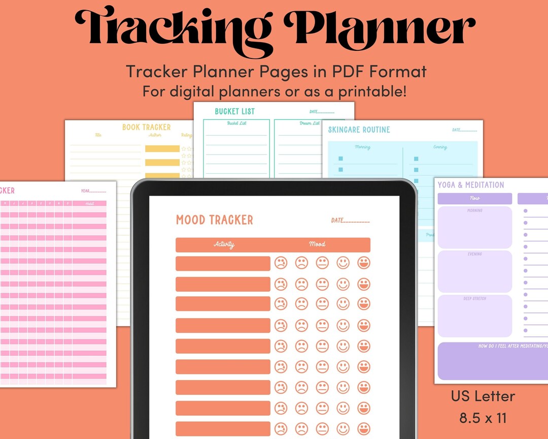 DIGITAL HABIT TRACKER, Trackers for Goodnotes, Notability Notes Planner ...