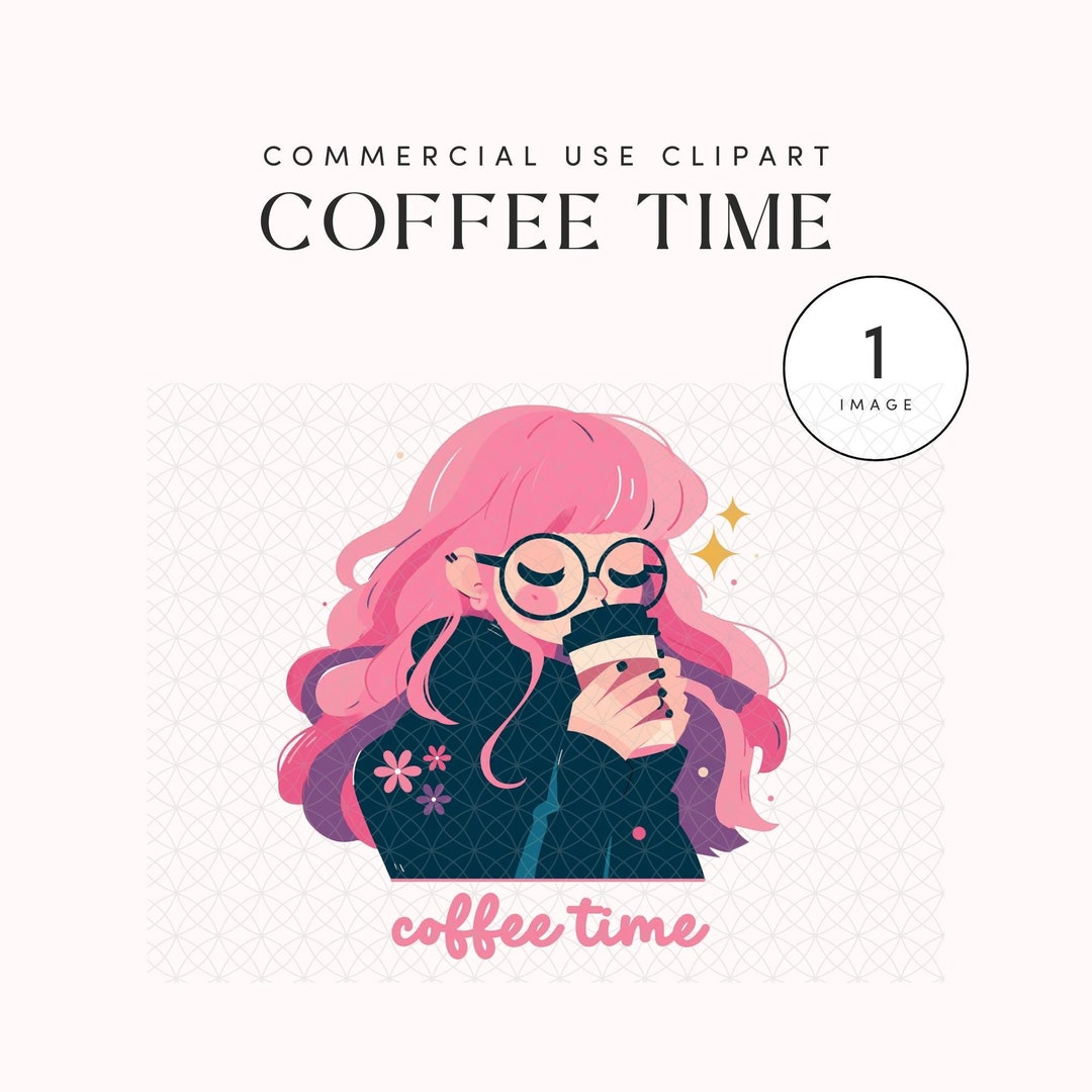 Coffee Time Png Digital Download - Sublimation Design for Coffee Shirts ...