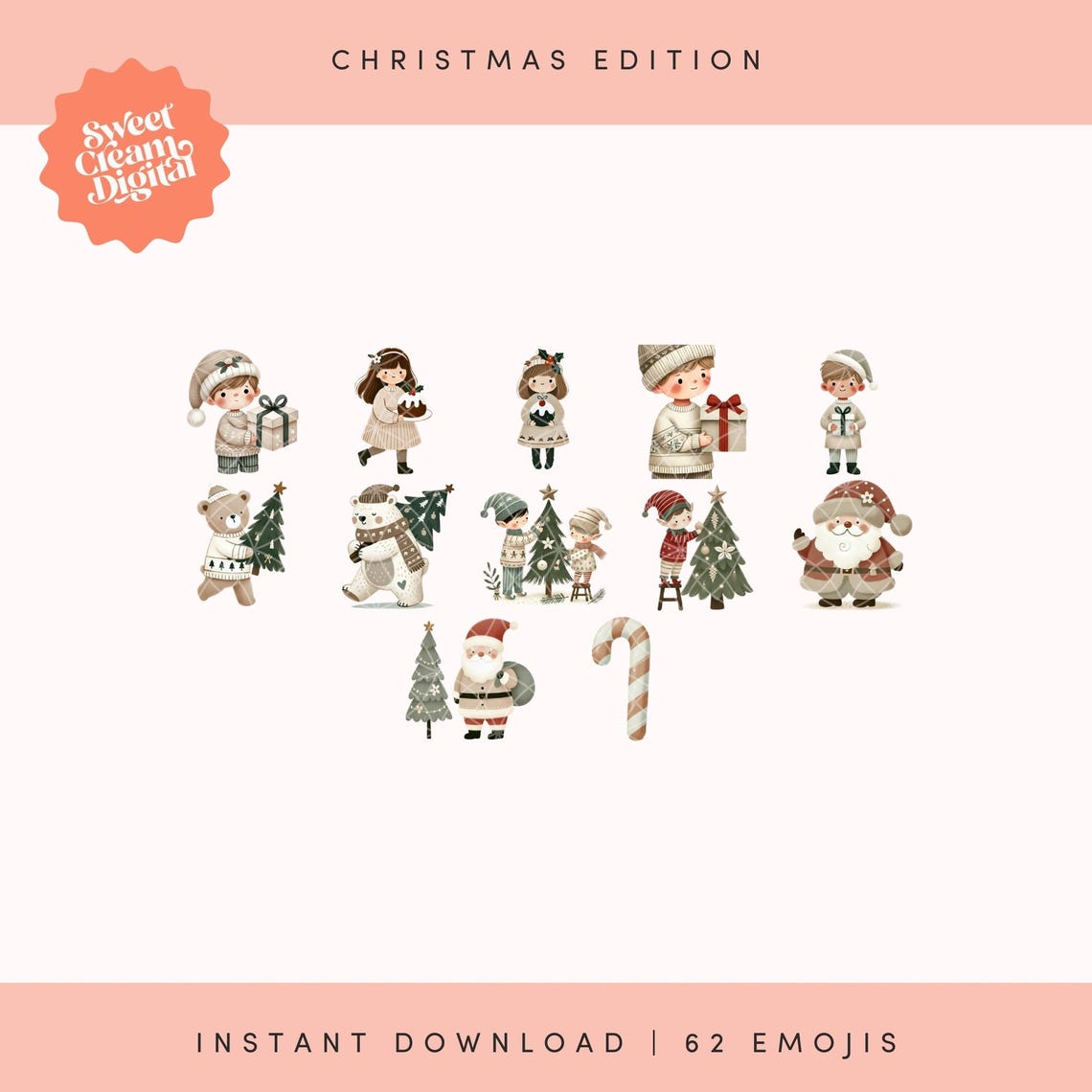 Ios18 Emojis Digital Stickers for iPhone Cute Emoji Designs Instant ...