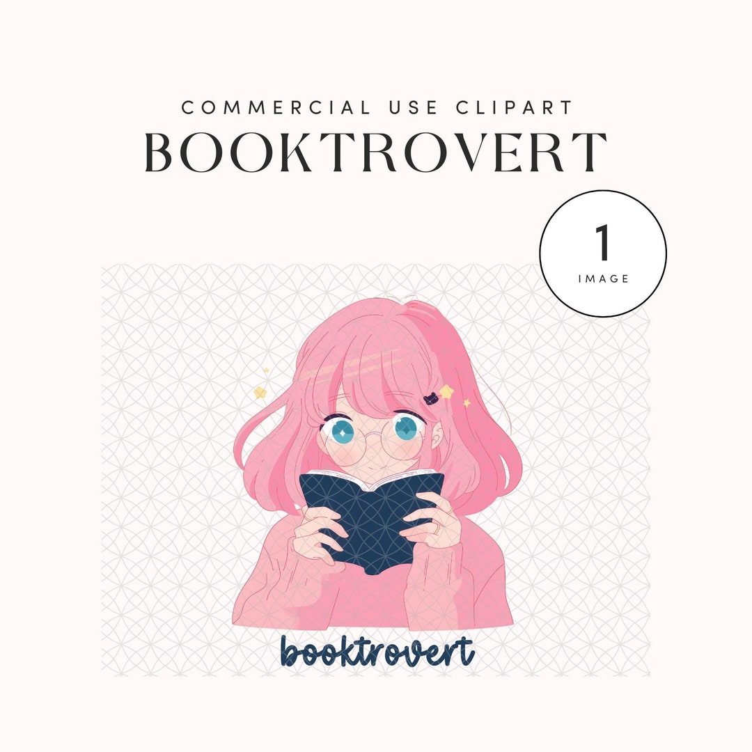 Booktrovert Png Reading Png Bookworm Png Book Lover Png Floral Book Png ...