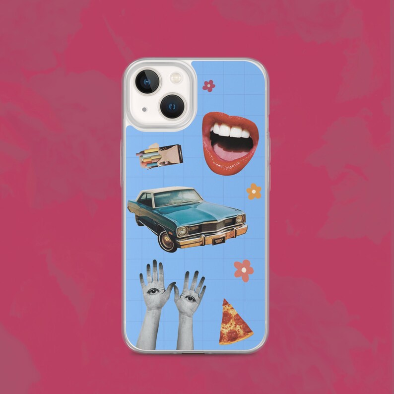 Retro iPhone Case - Vintage 90s Y2k Aesthetics, Indie Grunge Hippie ...