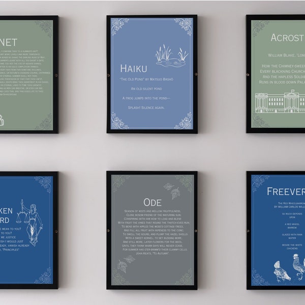 English Class Poster - Etsy