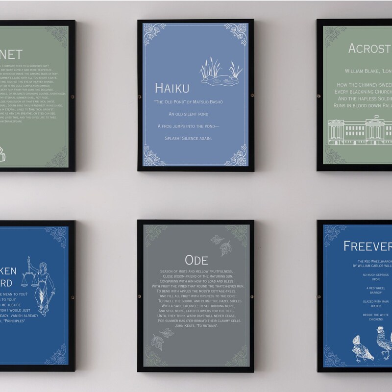 Literature Poster - Etsy