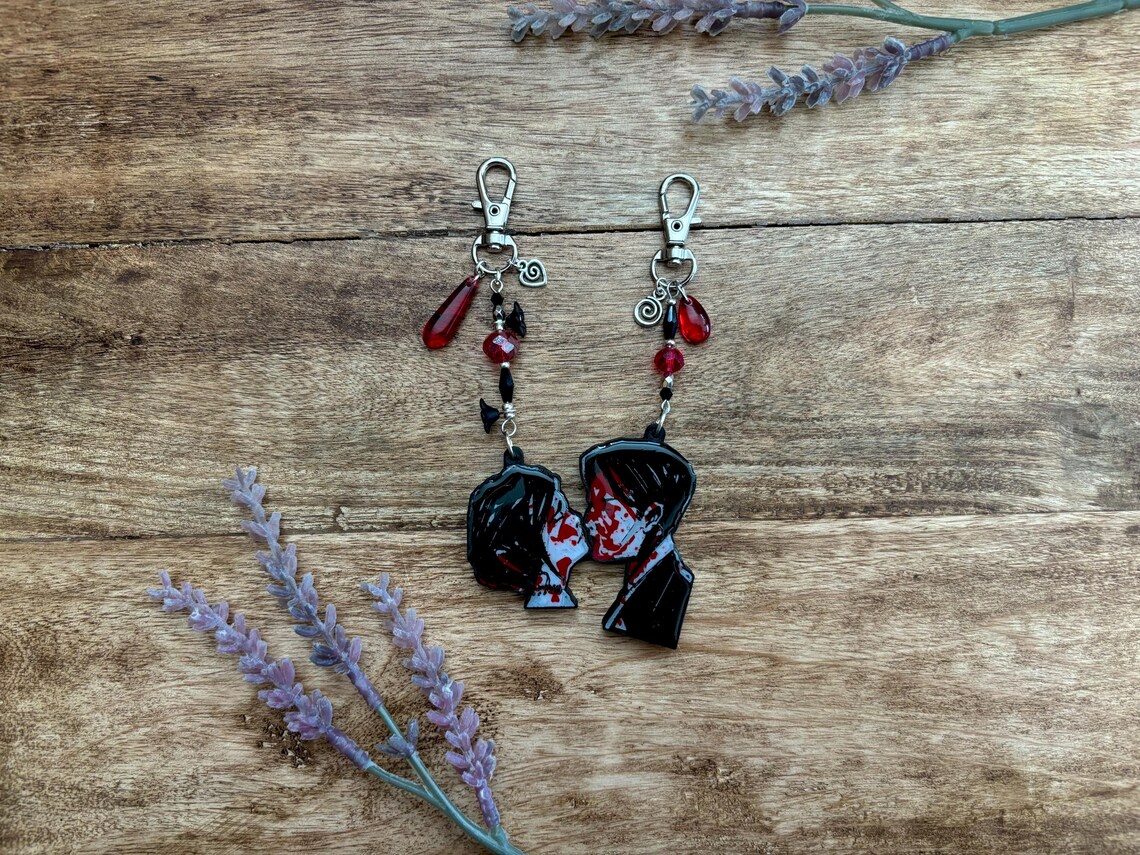 Three Cheers for Sweet Revenge Inspired Beaded Magnetic Duo Keychain ...
