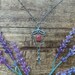 Whimsigoth Style Tiered Cherry Quartz Crystal Beaded Necklace in Silver ...