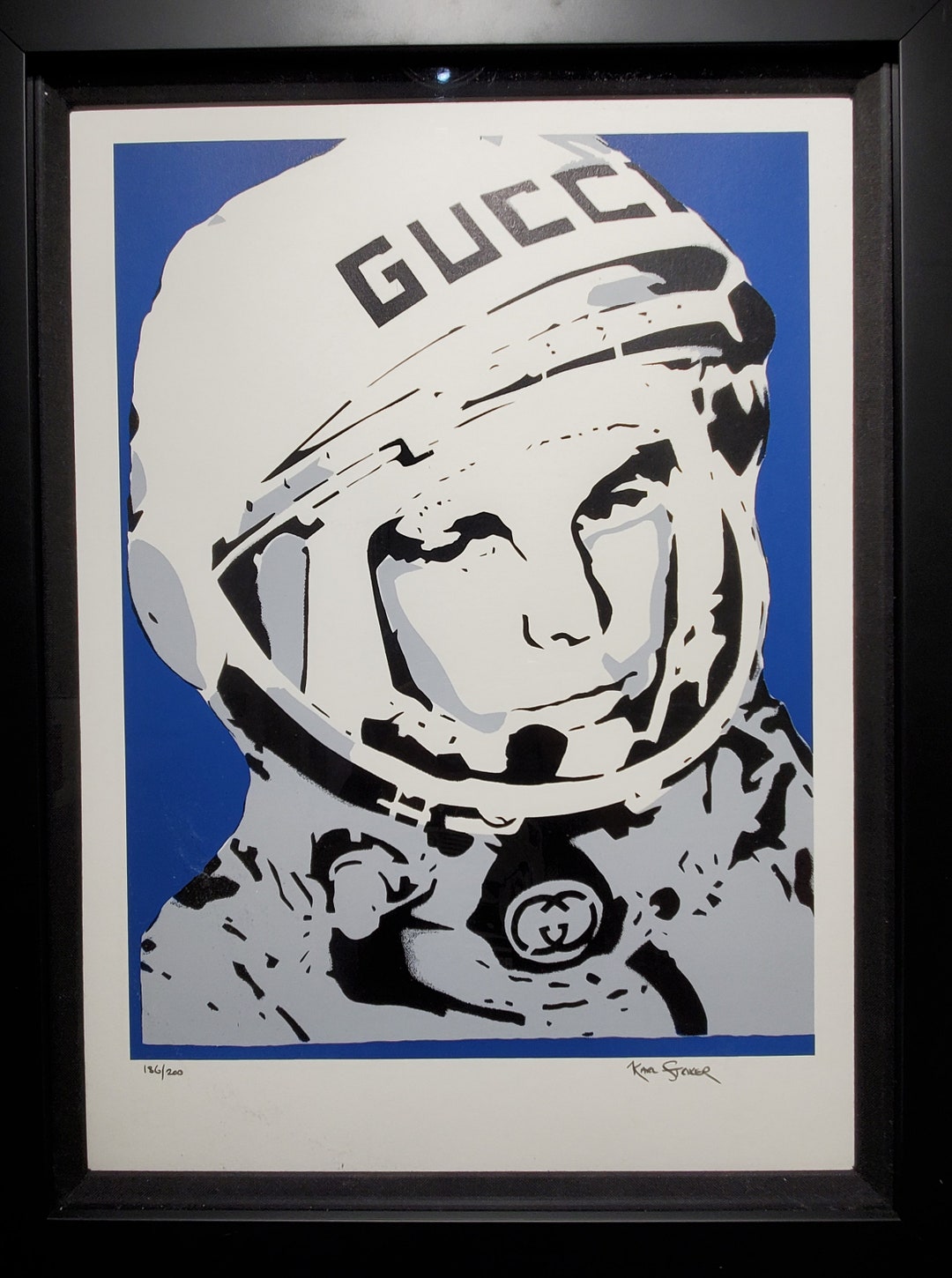 Gucci Gagarin Screenprint by Karl Striker - Etsy