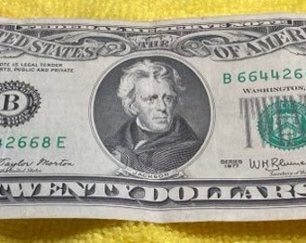 Misprinted 20 Dollar Bill - Etsy