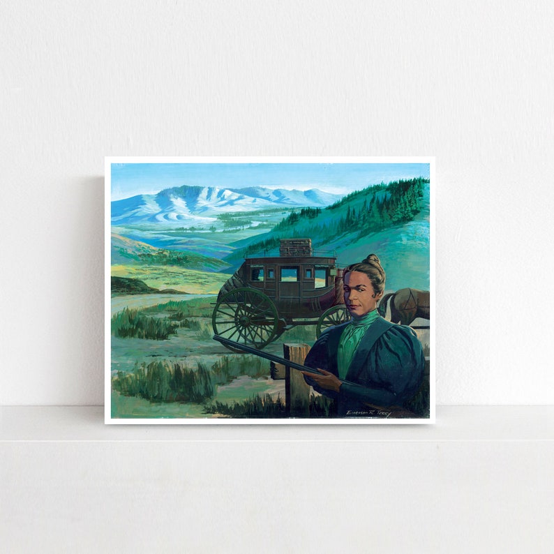 Stagecoach Mary Fields - Open Edition 8.5"x11" - Etsy