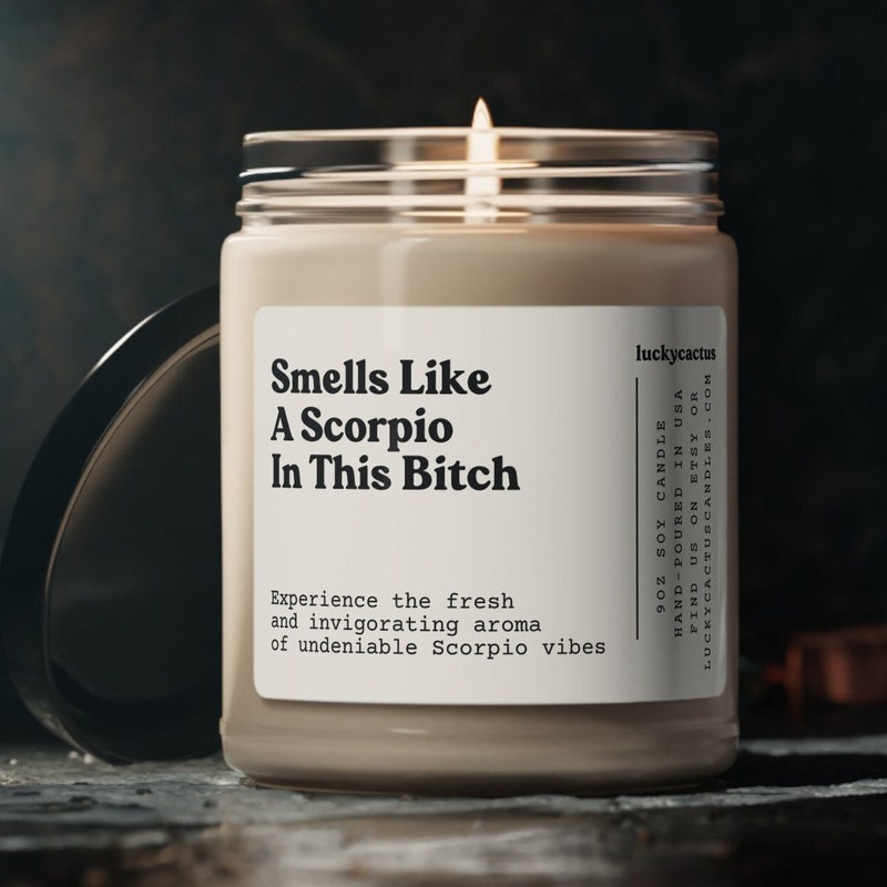 Scorpio Candle - Etsy