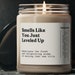 Smells Like You Leveled up Promotion Soy Candle, Funny Promotion Gift ...