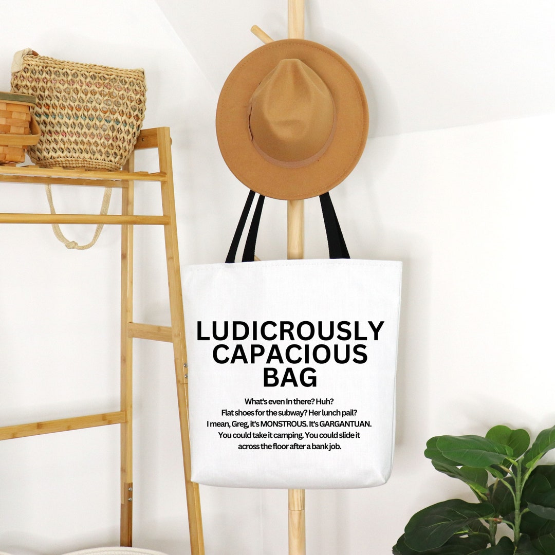 Ludicrously Capacious Tote Bag Cousin Greg and Tom - Etsy