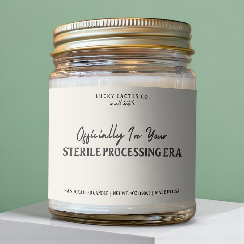 Sterile Processing Technician Gift, Sterile Processing Era Candle, SPD ...