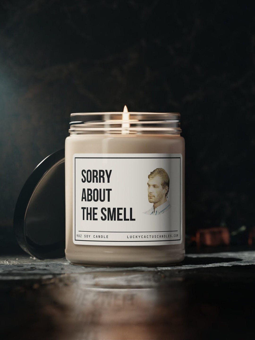 Jeffrey Dahmer Candle, Sorry About the Smell, Funny Housewarming Gift ...