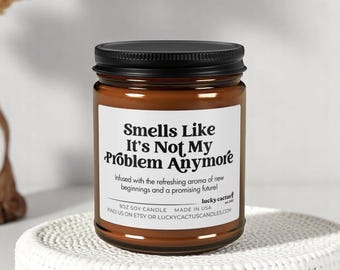 Retirement Candle | Smells Like It's Not Your Problem Anymore | Premium ...