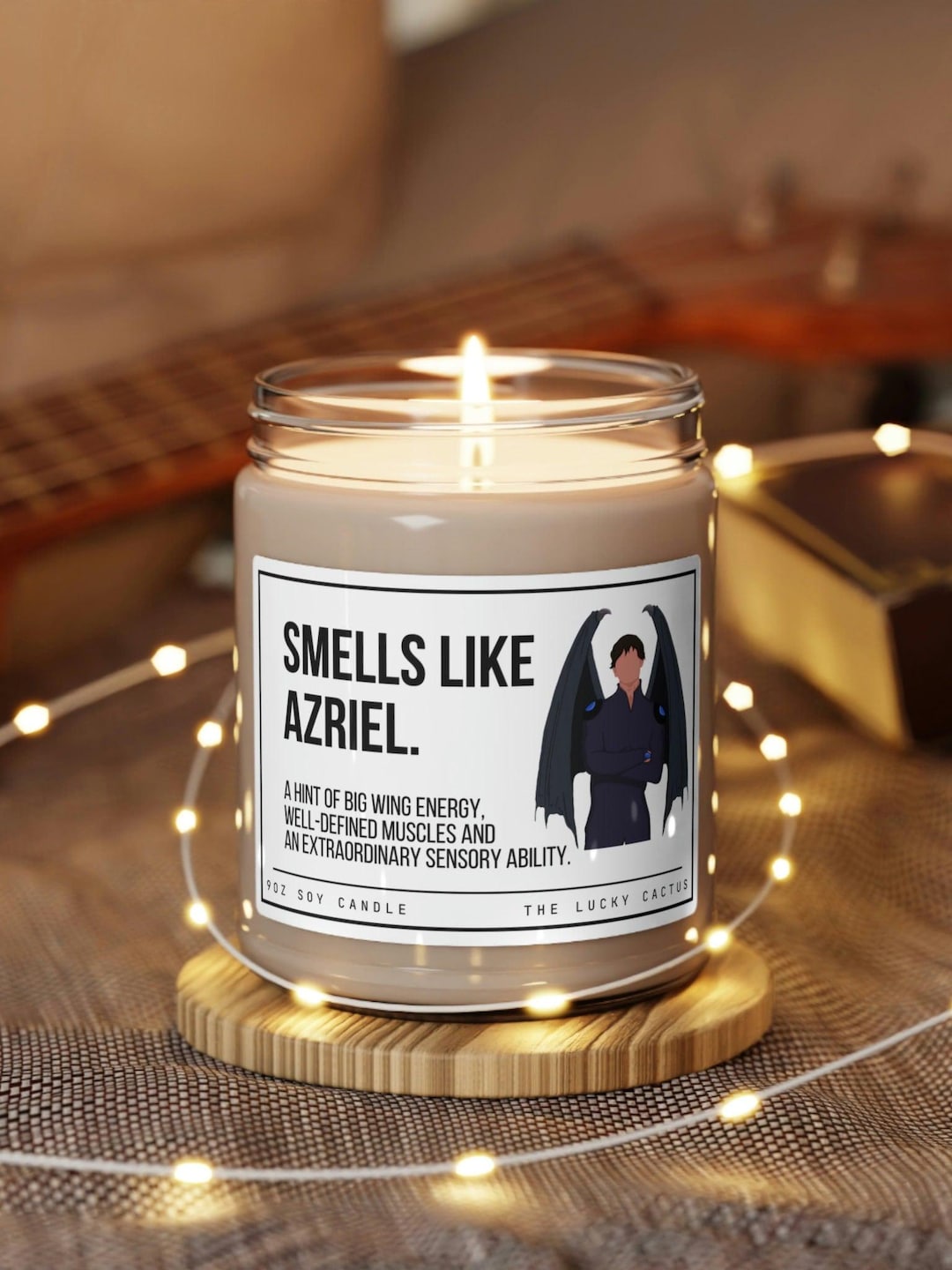 Azriel Acotar Candle, Acotar Fan Gift, Acomaf, A Court of Thorns and ...