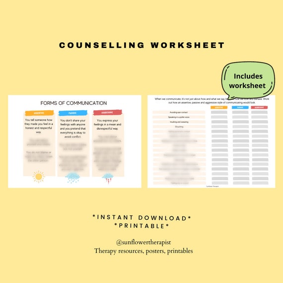 Communication Styles Worksheet