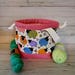 Small Colorful Sheep Project Bag: Knitting, Crochet, and Makers Bag - Etsy