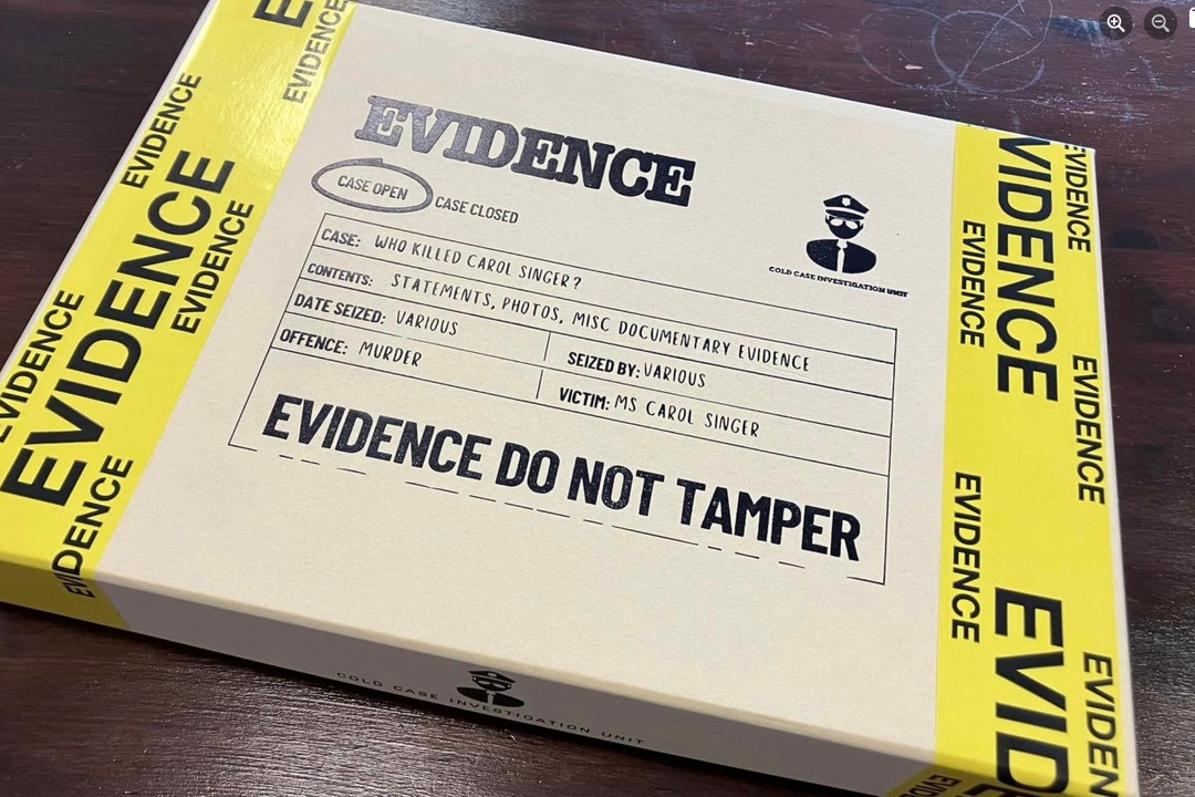 Detective Christmas Advent Calendar Game: Who Killed Carol Singer? - Etsy