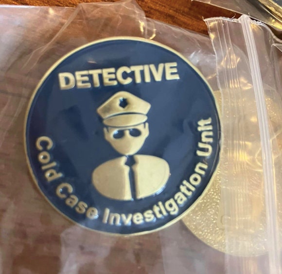 Enamel Detective Badge - Etsy