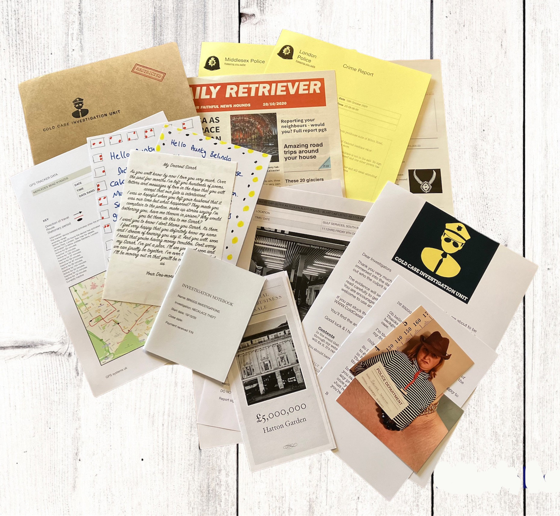 Jewellery Heist Cold Case: UK Police Detective Investigation Game - Etsy UK