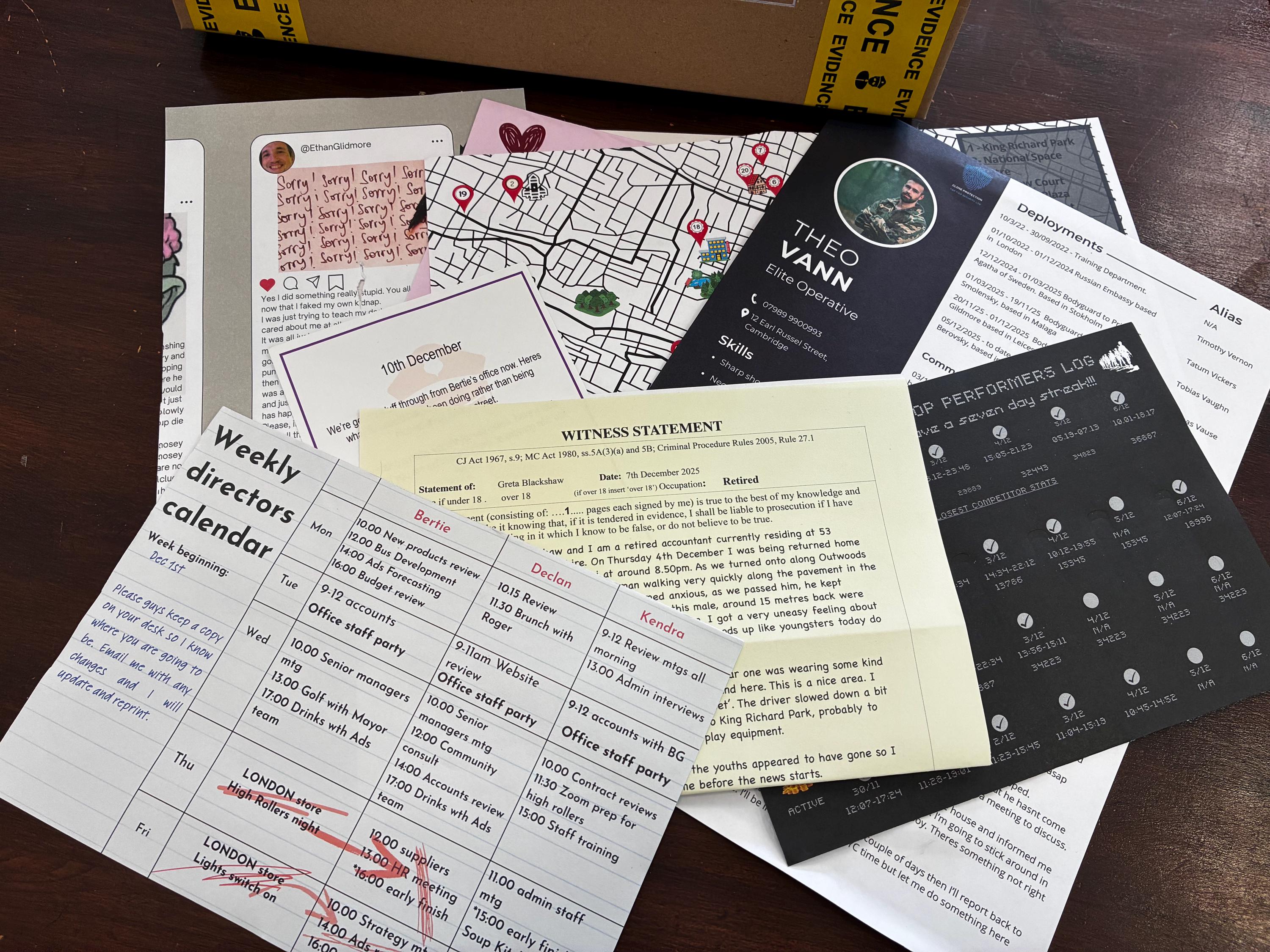 Murder Investigation Advent Calendar – Christmas Detective Game - Etsy UK