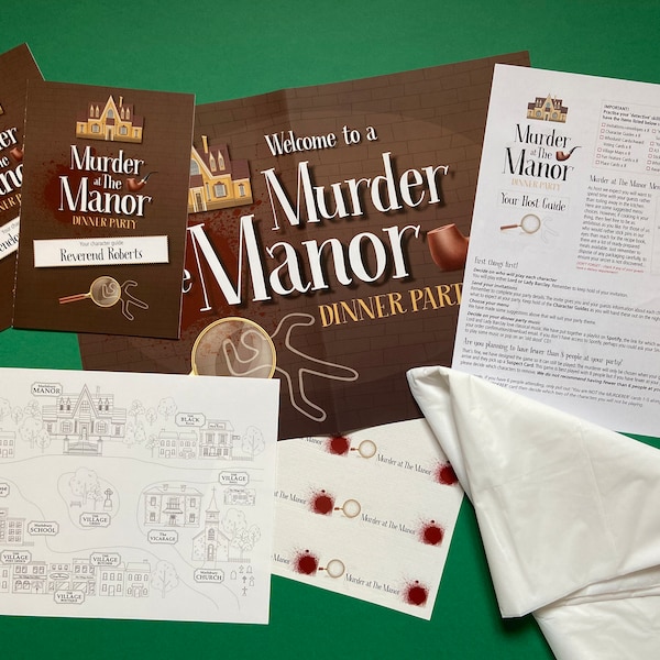 Murder Mystery Kit - Etsy UK