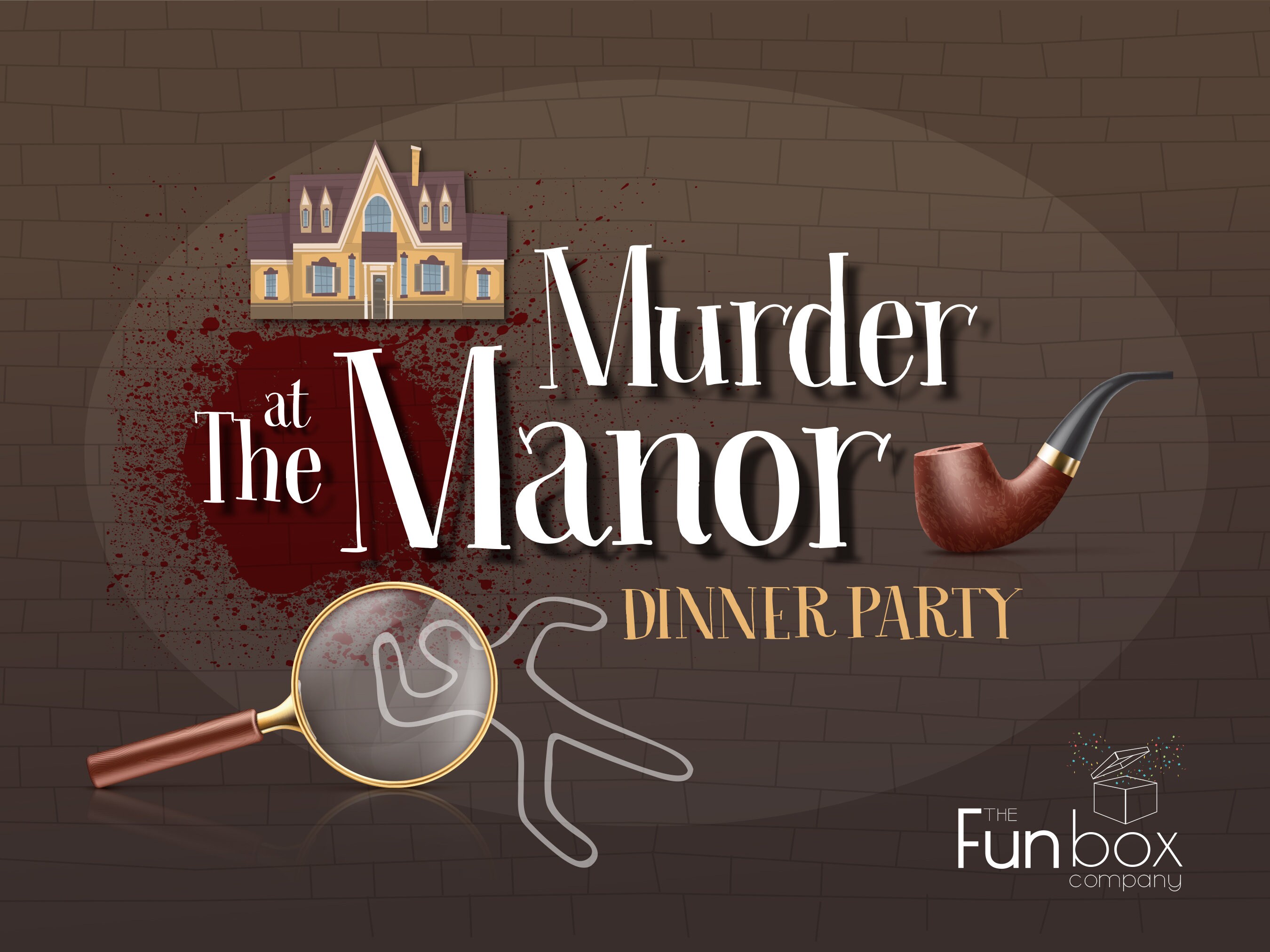 Murder Mystery Detective Role Play Game Murder at the Manor British ...