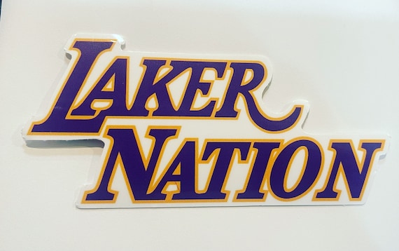 Los Angeles Lakers Sticker | Etsy
