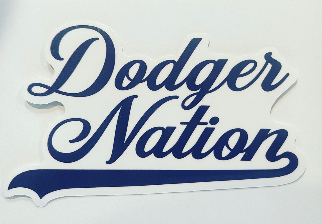 Los Angeles Dodgers Sticker - Etsy